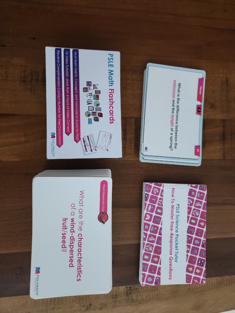PSLE Flashcards - Science & Math, Hobbies & Toys, Books & Magazines ...