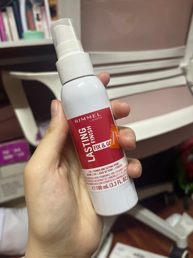 Rimmel London Lasting Finish Fix & Go Setting Spray, Beauty & Personal ...