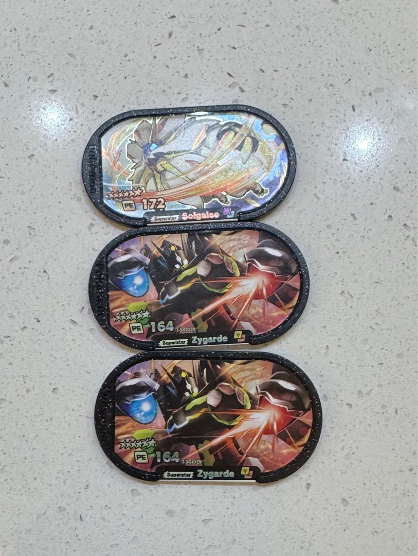 Superstar Zygarde and Solgaleo Pokemon mezastar version 3, Hobbies ...