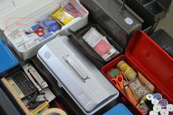 Tool Box Carry Case Metal Storage Box, Furniture & Home Living, Home ...