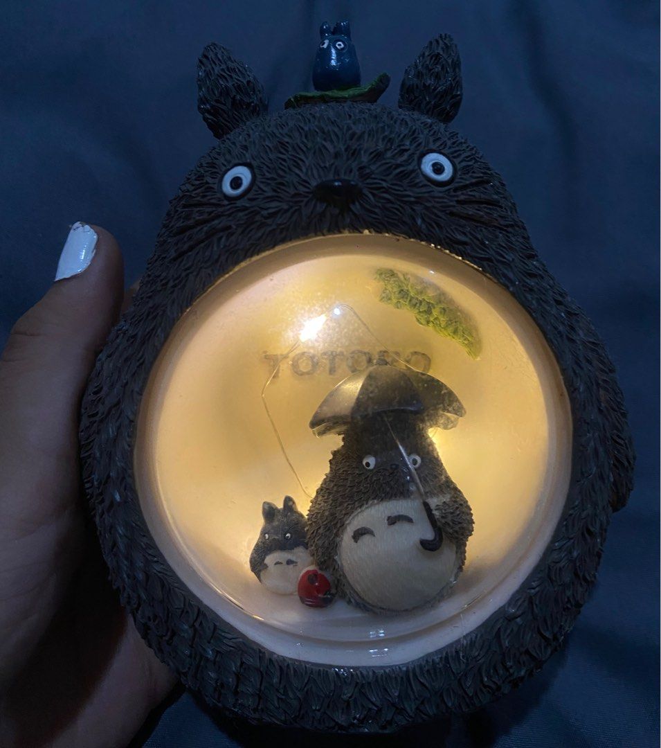 Totoro Light-Up Figurine, Hobbies & Toys, Toys & Games on Carousell