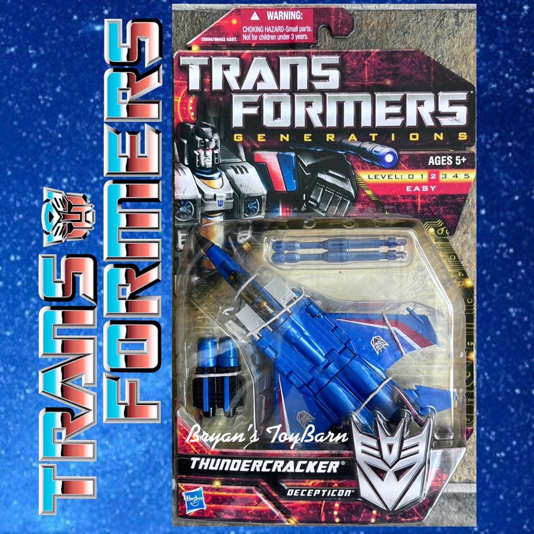 Transformers Thundercracker Generations Robot in Disguise RID Deluxe ...