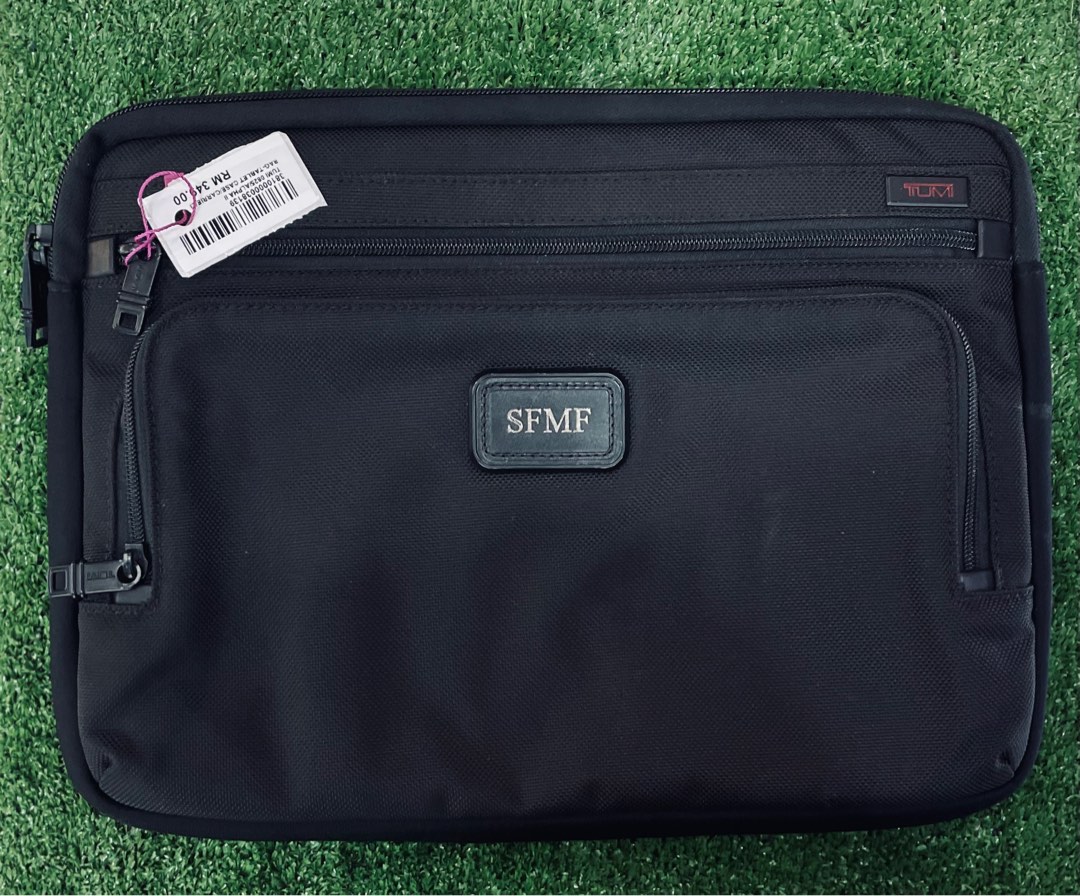 Tumi Alpha II Bag Tablet Case Carrie Zip, Men's Fashion, Bags ...