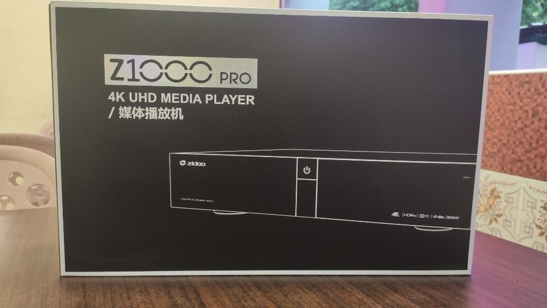 Zidoo Z1000 Pro 4K UHD Media Player, TV & Home Appliances, TV & Entertainment, Blu-Ray & Media ...