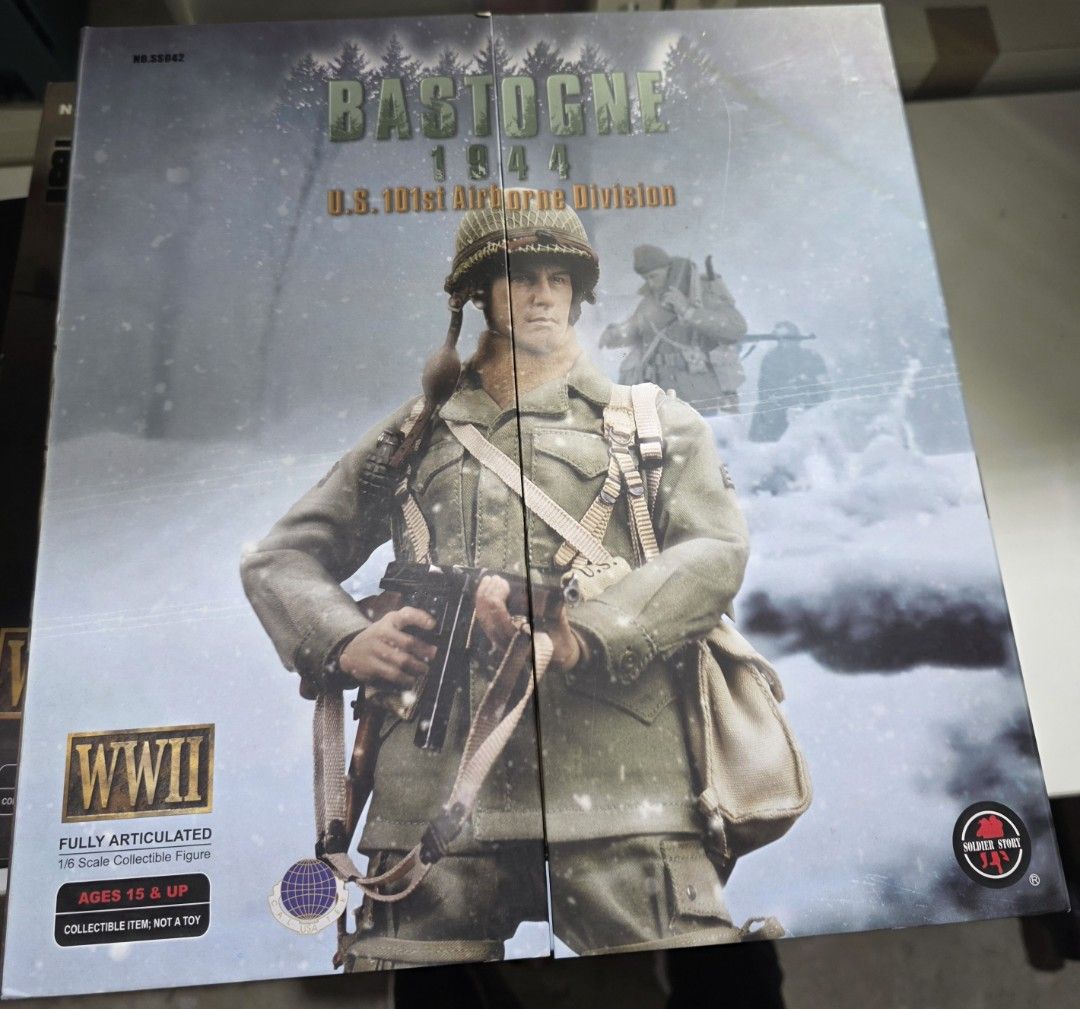 1/6 Scale WWII Bastogne 1944 U.S. 101st Airborne Division Figure ...