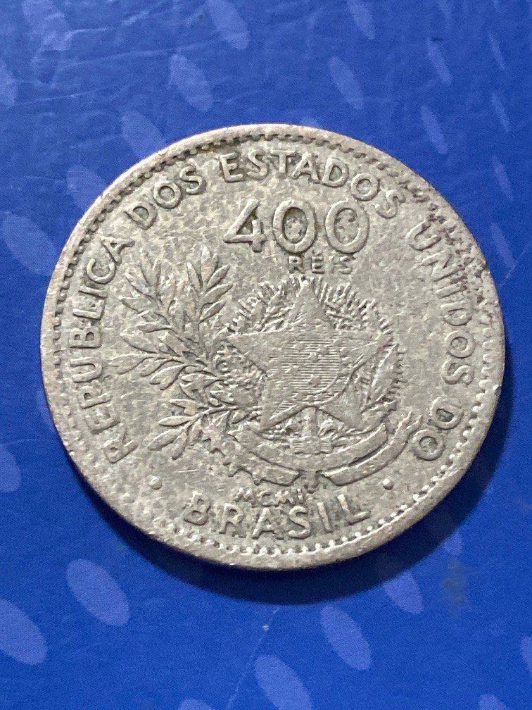 1900s Brazil 400 Reis coin, Hobbies & Toys, Memorabilia & Collectibles ...