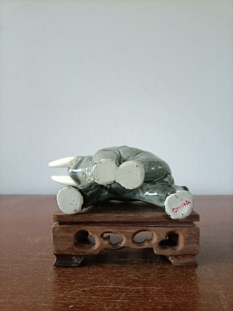 70s CR Ceramic Elephant 🐘 Figurine Height 12.5cm Perfect, Hobbies ...