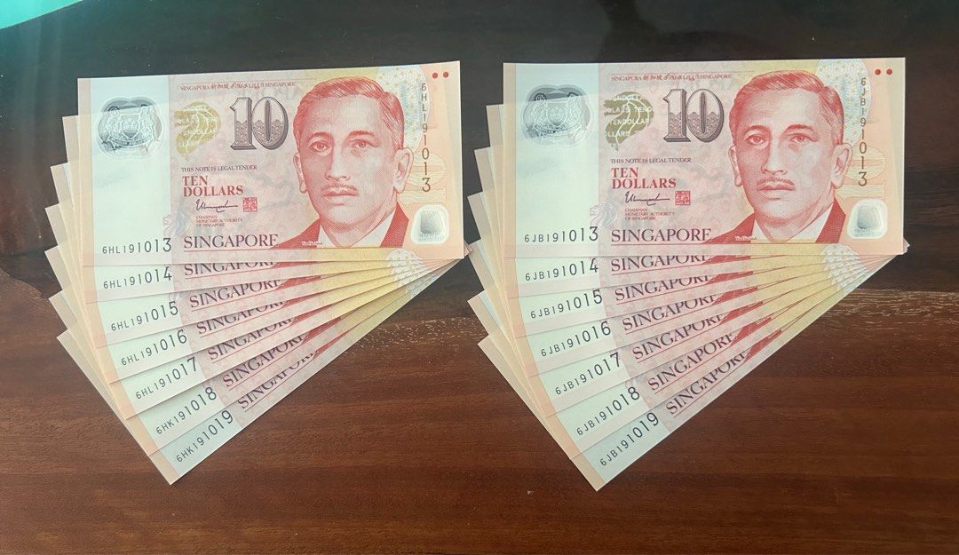 7 Running Identical Serial Number Pairs [191013-191019] 🇸🇬 Singapore ...