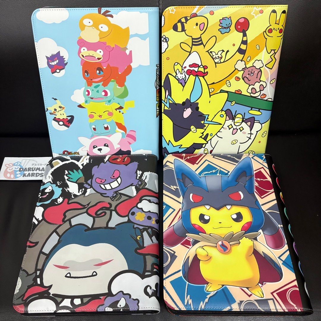 🌈9 Pocket Zip Binders for Pokemon TCG🌈 (pokemontcg pikachu snorlax ...