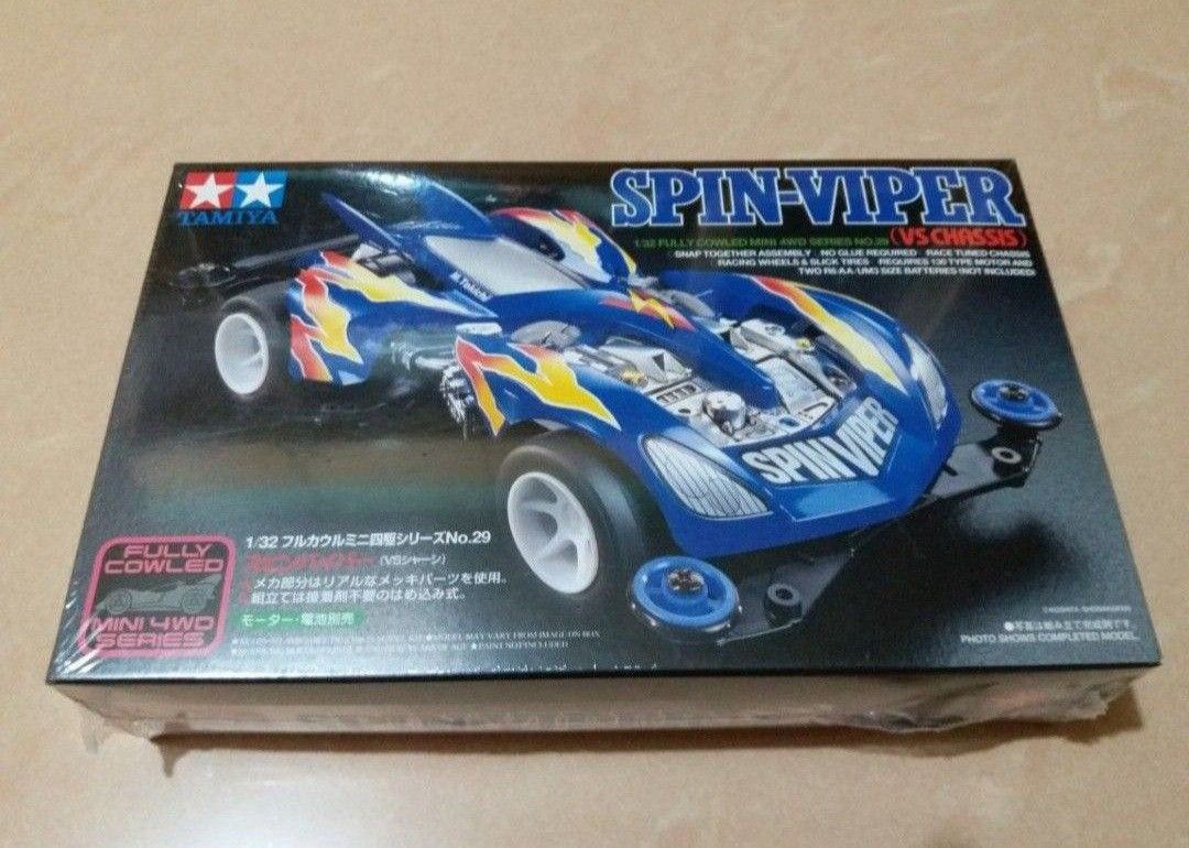 四驅車(不議價) 全新 四驅車 SPIN-VIPER 四驅車 電動眼鏡蛇 四驅兄弟 TAMIYA 田官四驅車 mini 4wd Tamiya ...