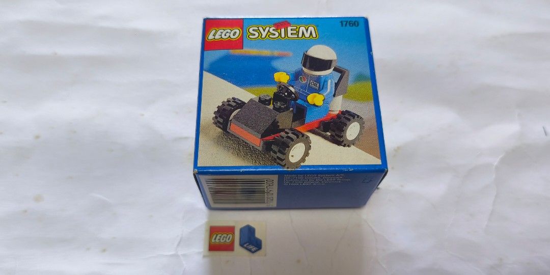 全新未開盒 Lego 1760 Go-Cart Sysiem Town 城市系列 (1995年出產), 興趣及遊戲, 玩具 & 遊戲類 ...