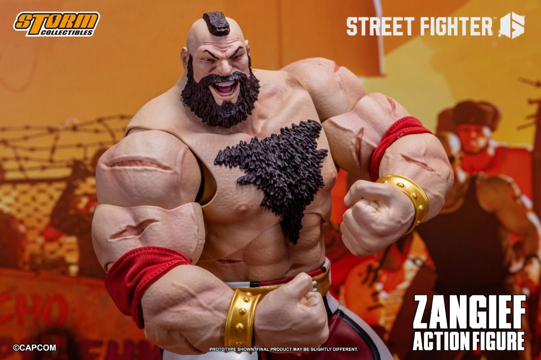 全新現貨 Storm Collectibles CPSF29 ZANGIEF-STREET FIGHTER 6 蘇聯佬, 興趣及遊戲, 玩具 ...