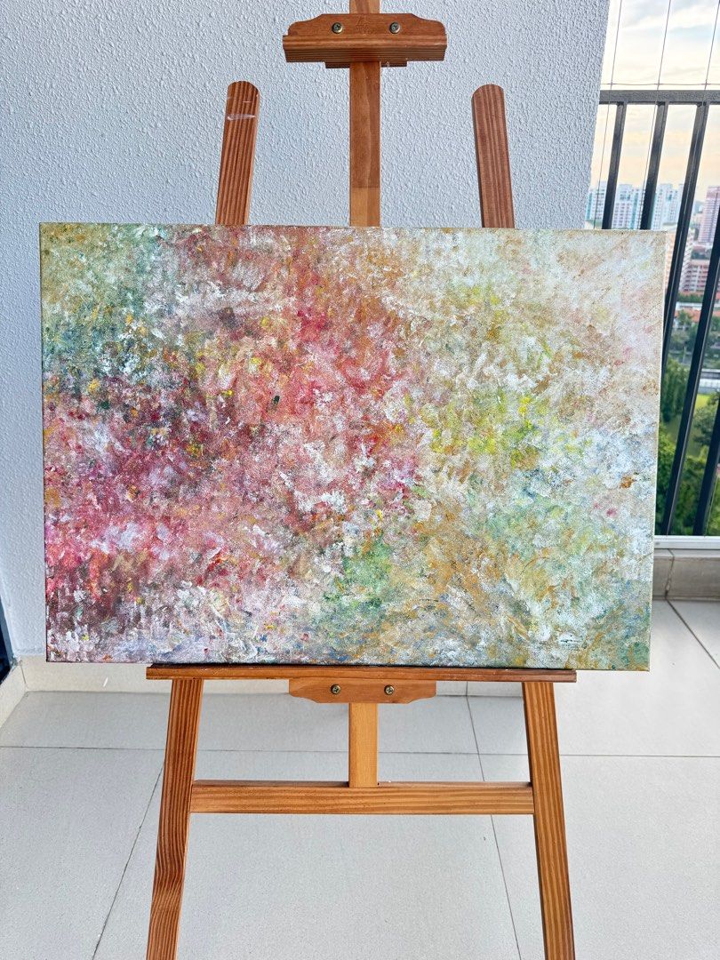 Abstract Canvas Painting, Hobbies & Toys, Art & Prints on Carousell