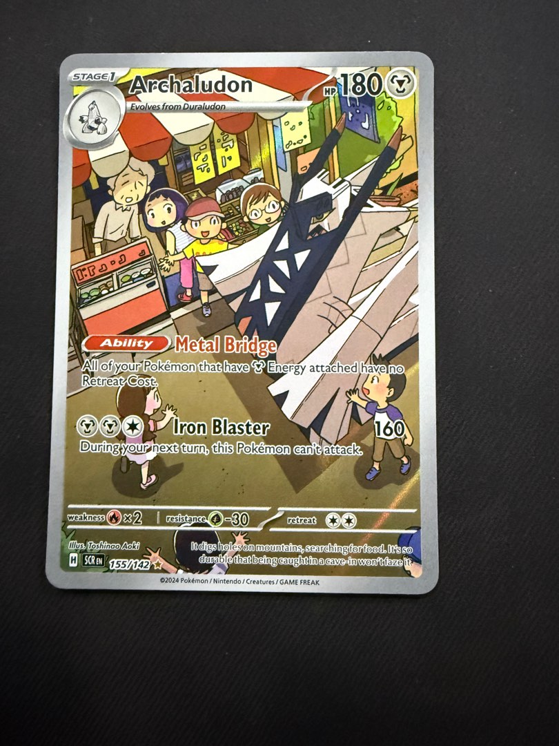 Archaludon 155/142 Pokemon Card Stellar Crown, Hobbies & Toys, Toys ...