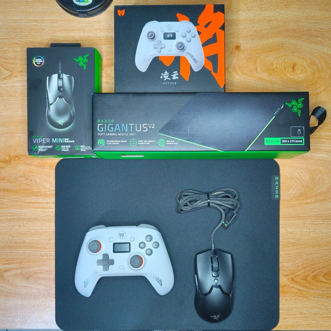 Aspack!! Razer Viper Mini, Gigantus V2 and Controller, Computers & Tech ...