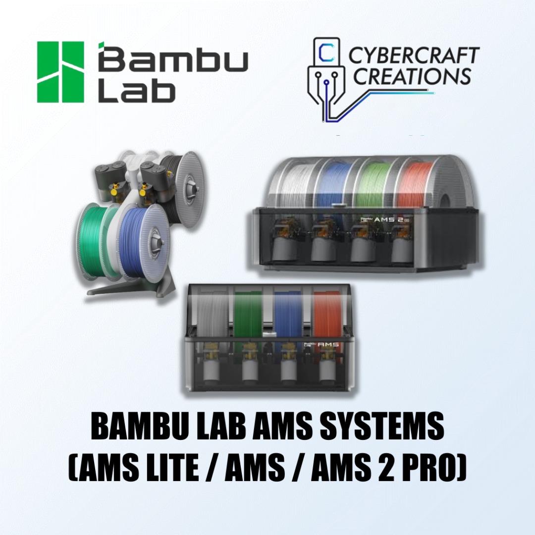 Bambu Lab AMS Multi-Filament System (AMS Lite/AMS/AMS 2 Pro/AMS HT ...