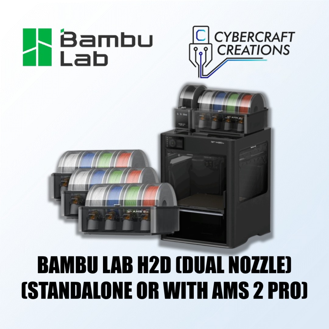 Bambu Lab H2D Flagship Printer (H2D Combo with AMS 2 Pro and AMS HT ...