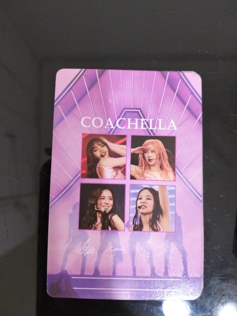 BLACKPINK Coachella Photocard, Hobbies & Toys, Memorabilia ...