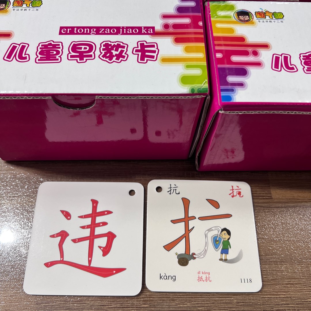 Chinese Character Flashcards - New, Hobbies & Toys, Books & Magazines ...