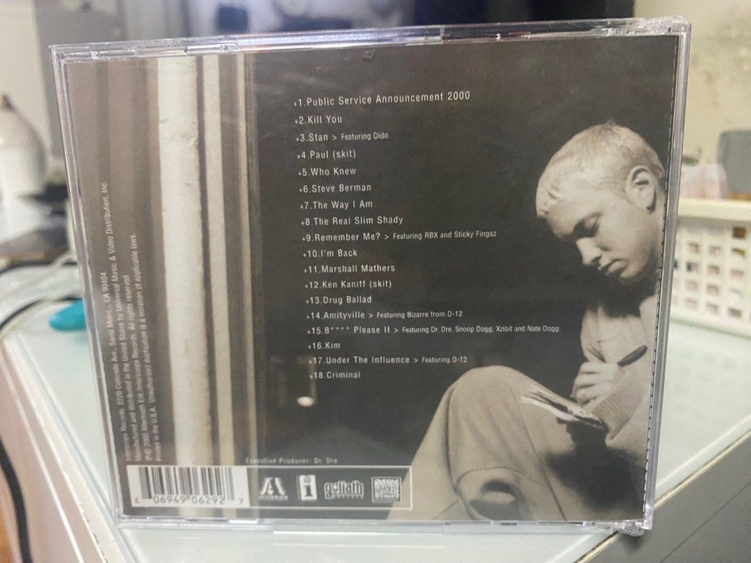 EMINEM - THE MARSHALL MATHERS LP - Original Music Album Interscope ...