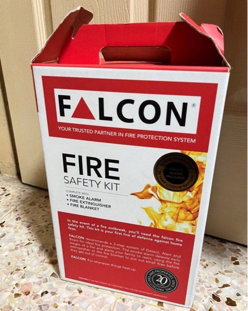 Fire Safety Kit (Fire extinguisher, Smoke Alarm, Fire Blanket ...