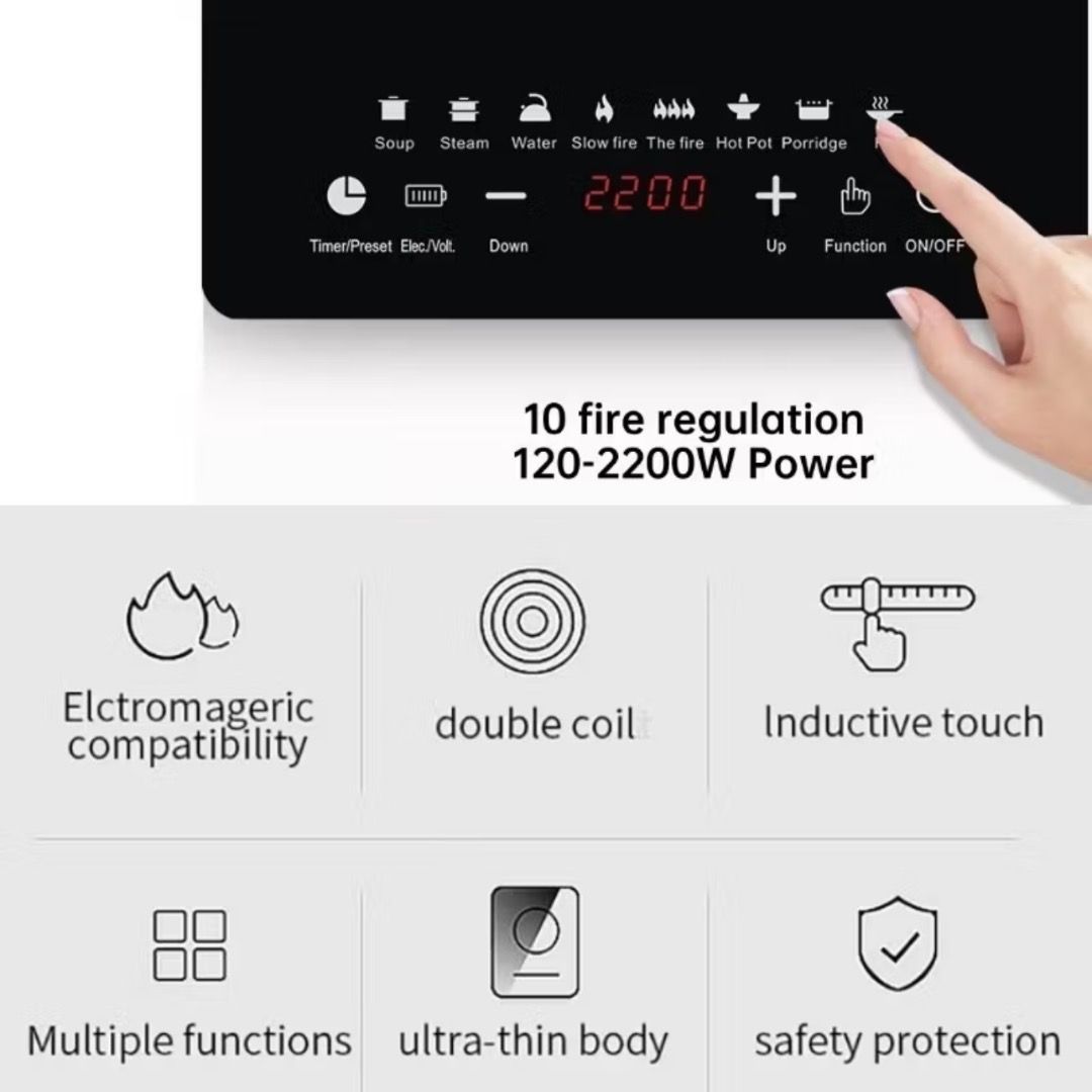 [FREE DELIVERY] Intelligent Induction Cooker | High Efficiency Electric ...