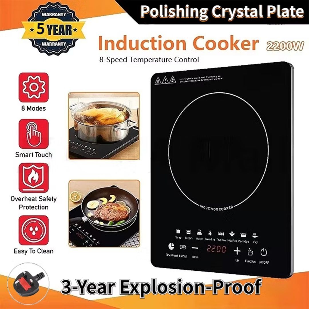 [FREE DELIVERY] Intelligent Induction Cooker | High Efficiency Electric ...