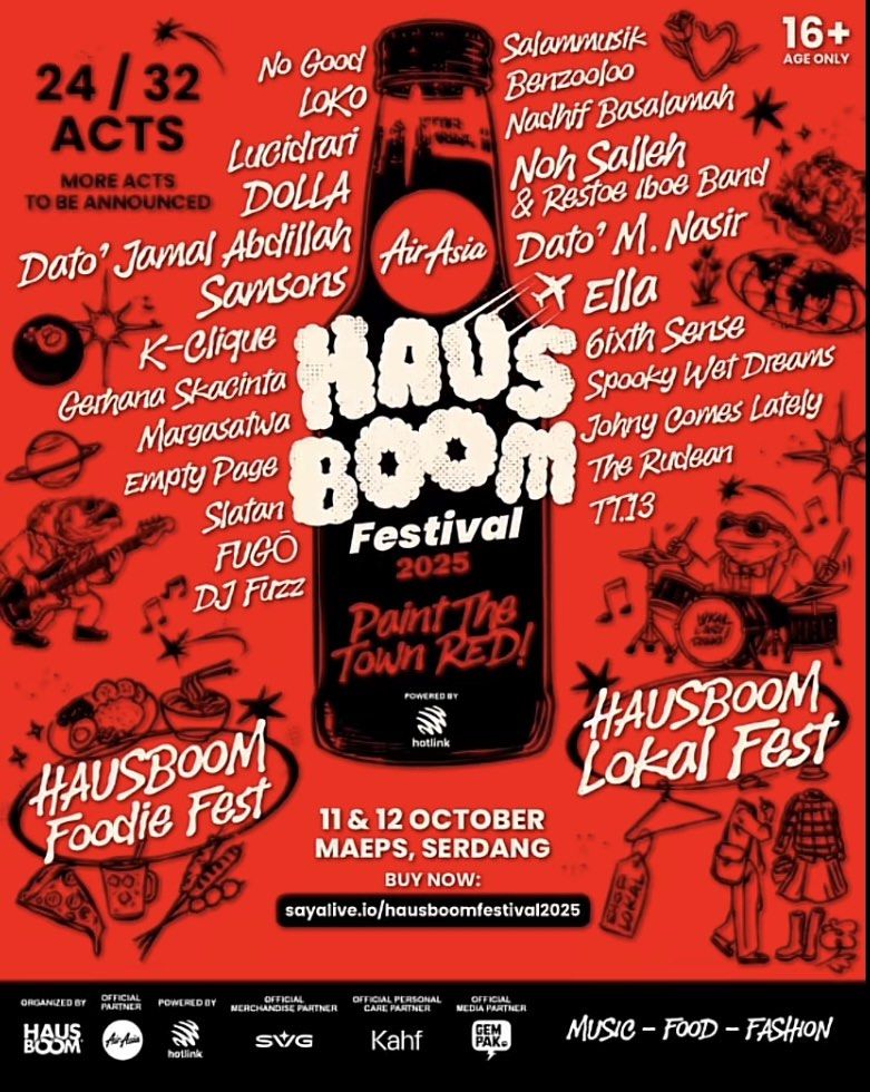 HAUSBOOM FESTIVAL 2025, Tickets & Vouchers, Event Tickets on Carousell