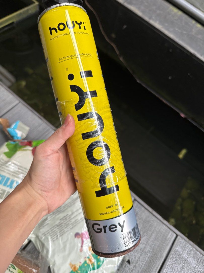 Houyi Polyurethane Foam Adhesive - Grey, Hobbies & Toys, Art & Prints ...