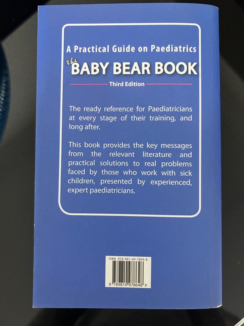 KKH The Baby Bear Book (A Practical Guide on Paediatrics) - 3rd Edition ...