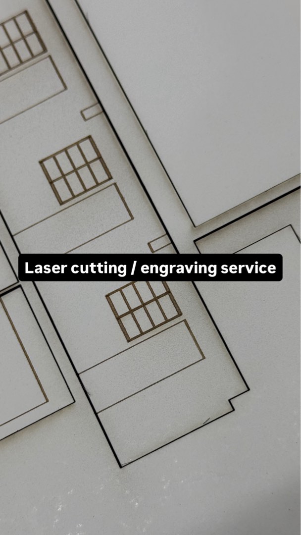 Laser cutting service for poly student work university students project ...