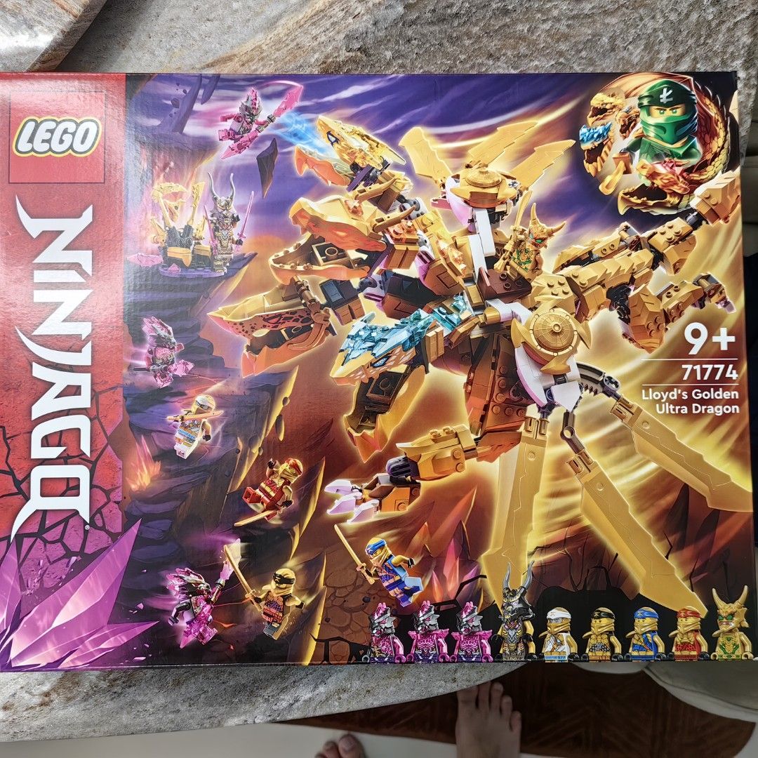 LEGO Ninjago 71774 Lloyd's Golden Ultra Dragon, Hobbies & Toys, Toys ...