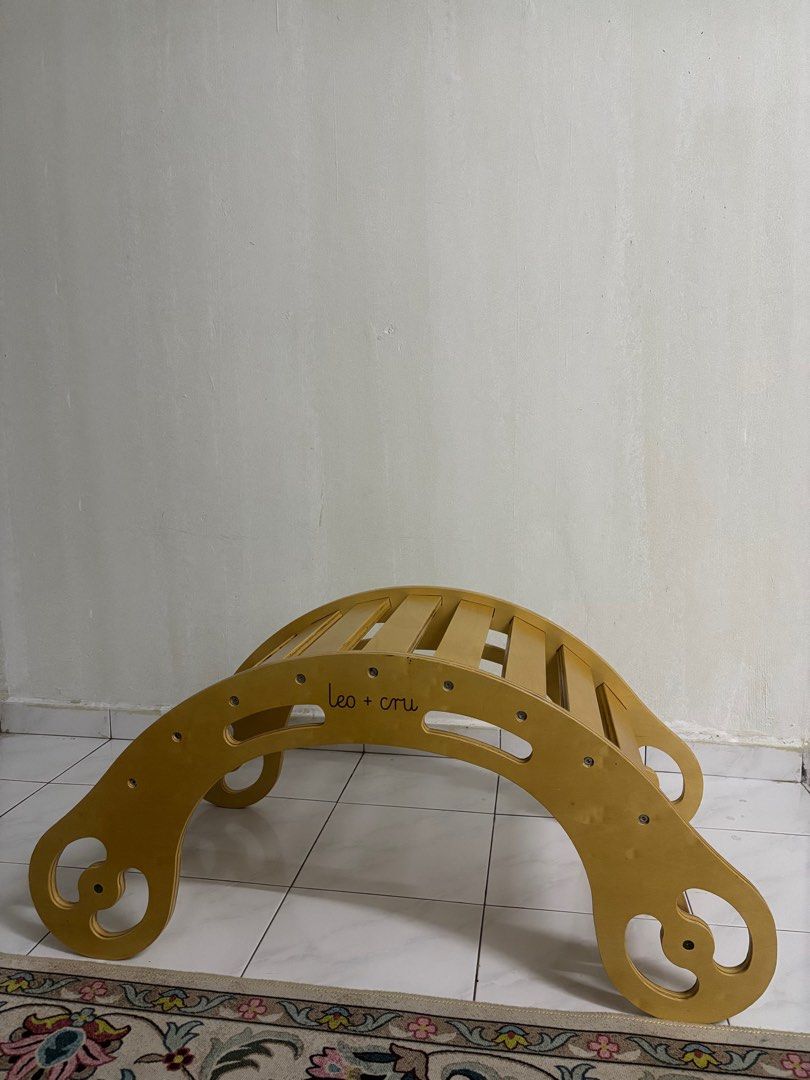 Leo + Cru Wooden Climbing Arch / Arch Pickler, Furniture & Home Living ...