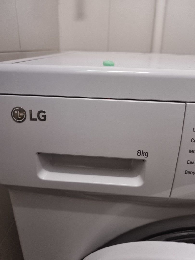 LG 8kg Front Load Washing Machine WD-MD8000WM, TV & Home Appliances ...