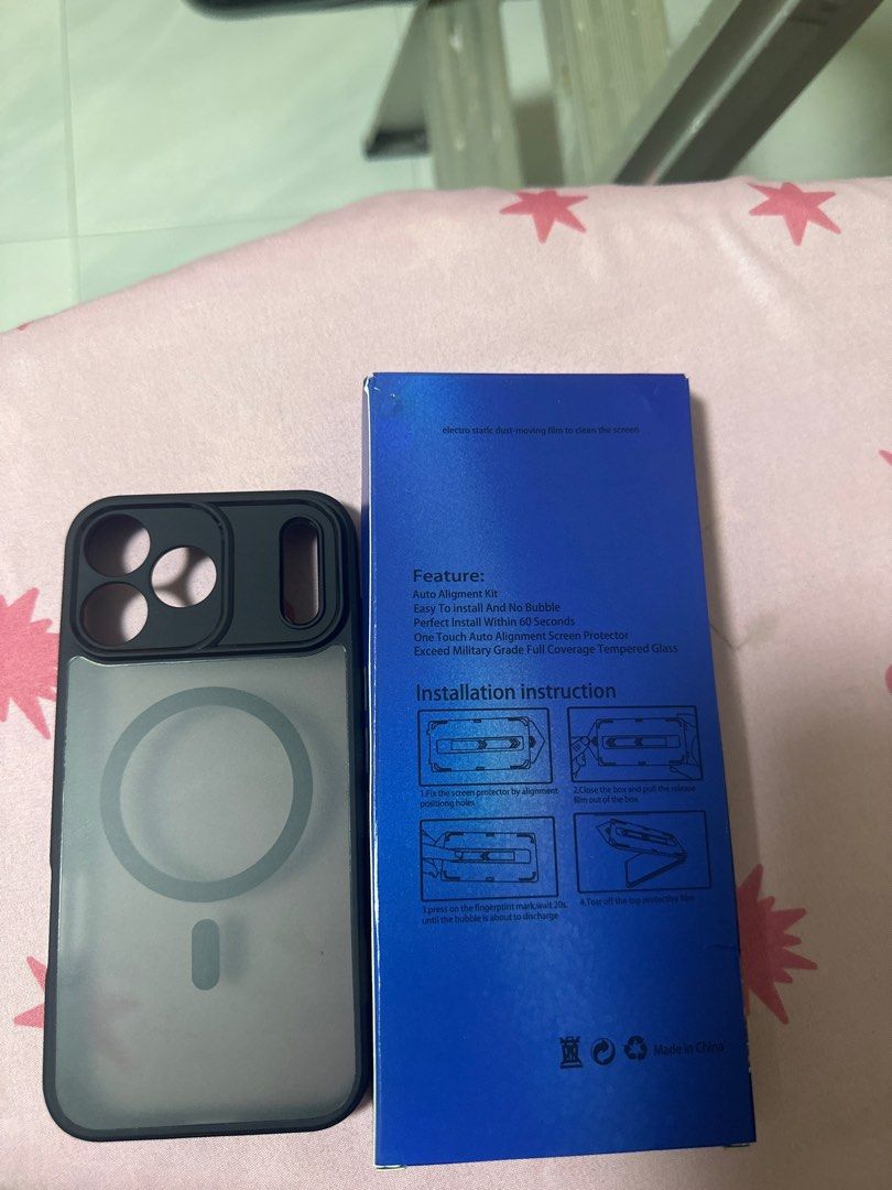 Magic John InstaGuard+ Privacy Screen Protector for iPhone 17 pro max ...