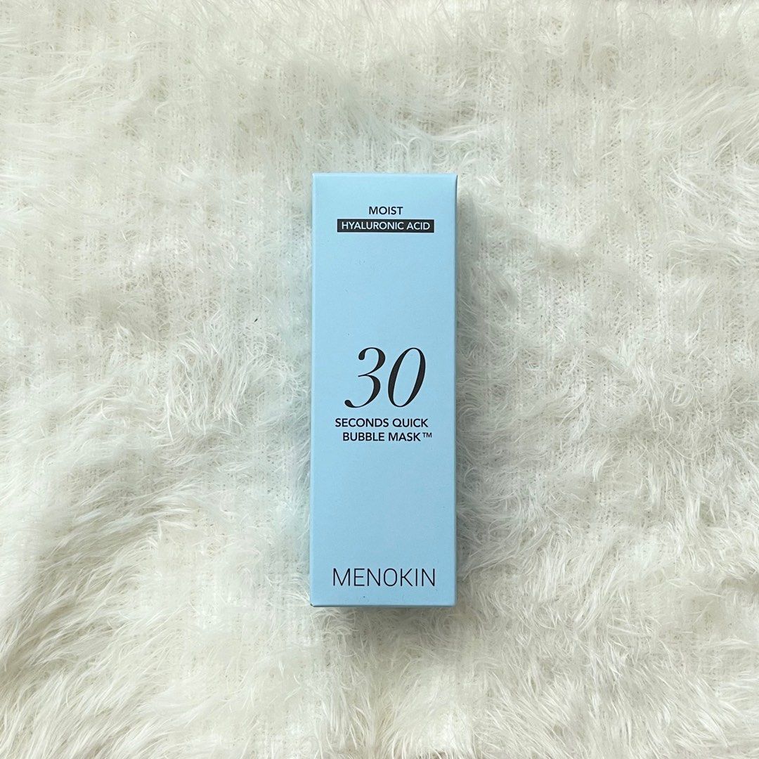 Menokin 30 Seconds Quick Bubble Mask (Moist), Beauty & Personal Care ...