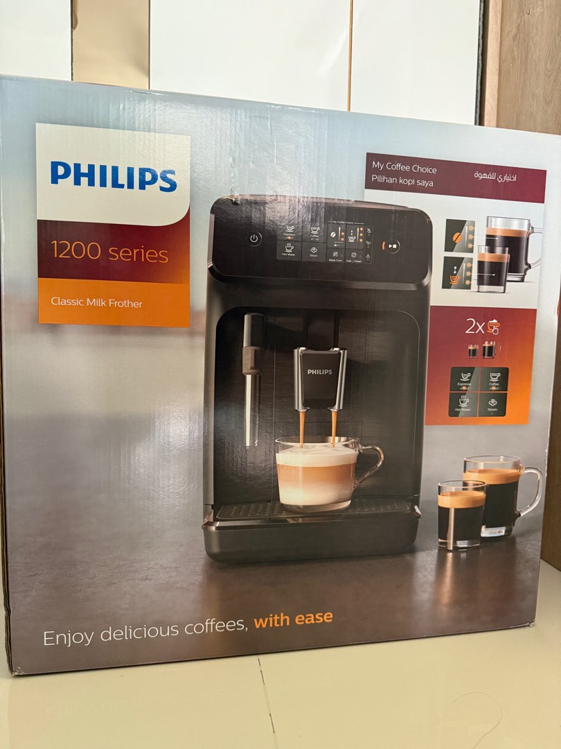 Philips 1200 Series Classic Milk Frother Coffee Machine, TV & Home ...