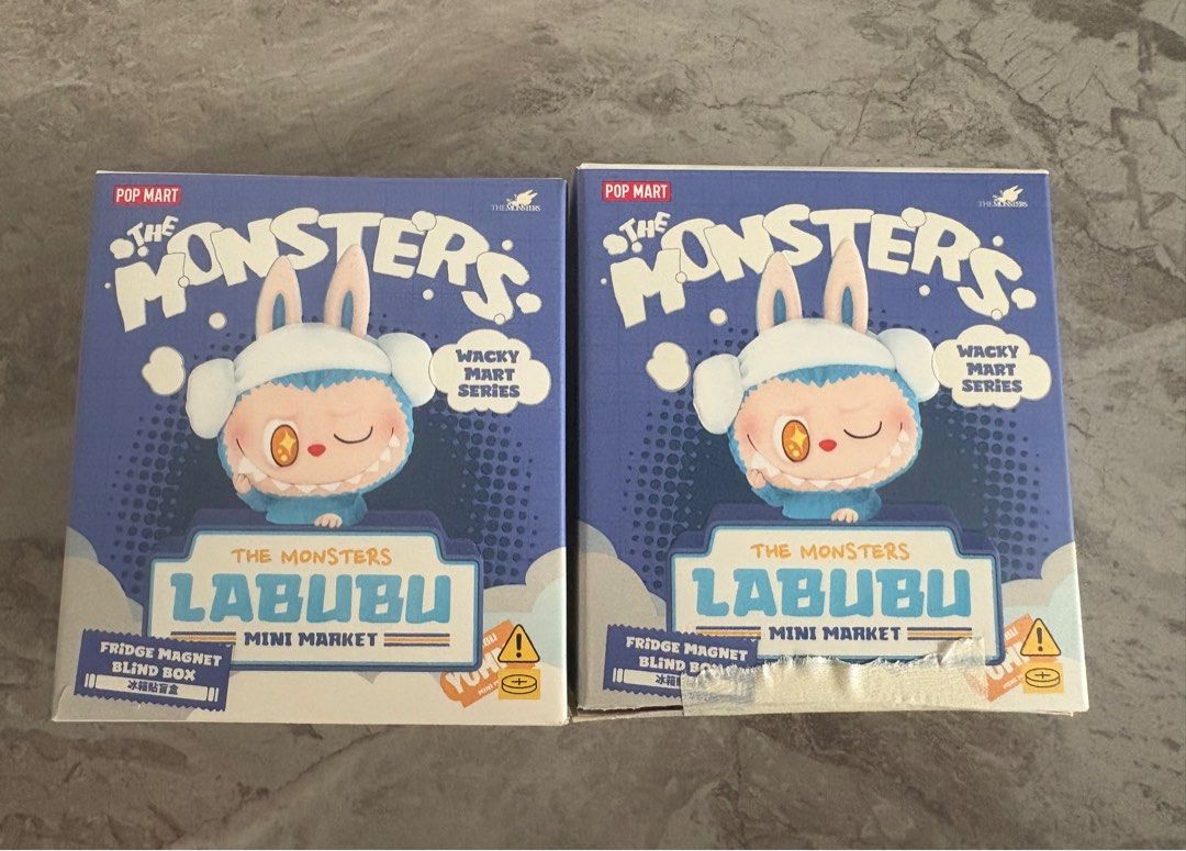 Pop Mart The Monsters Labubu Mini Market Fridge Magnet, Hobbies & Toys ...