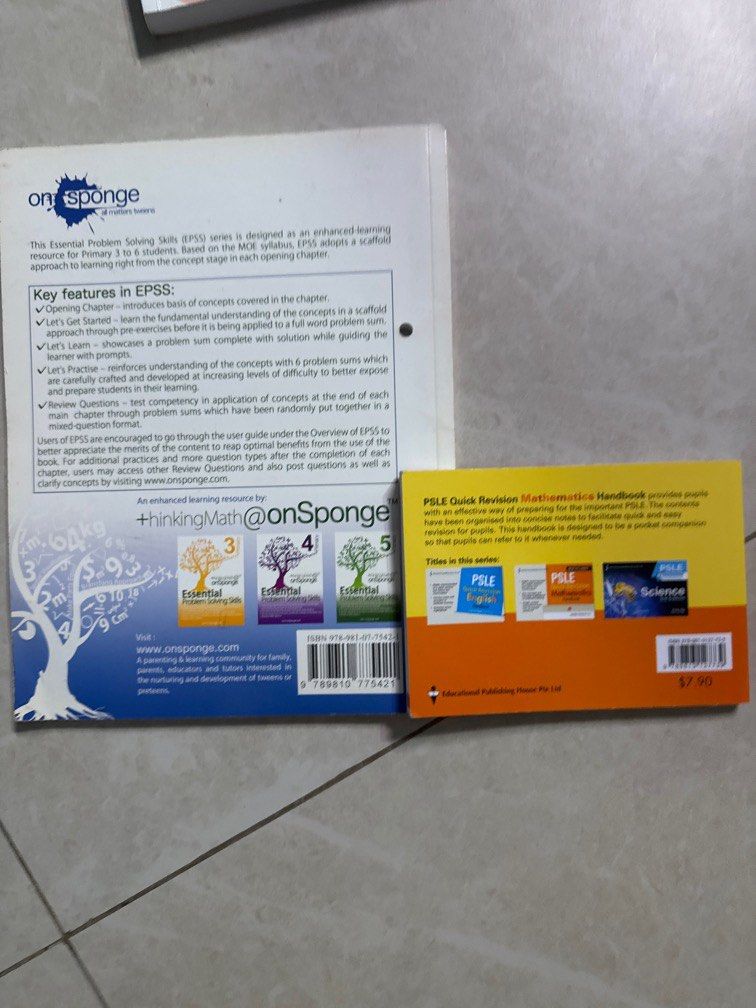 PSLE primary 6 math assessment book and handbook, Hobbies & Toys, Books ...