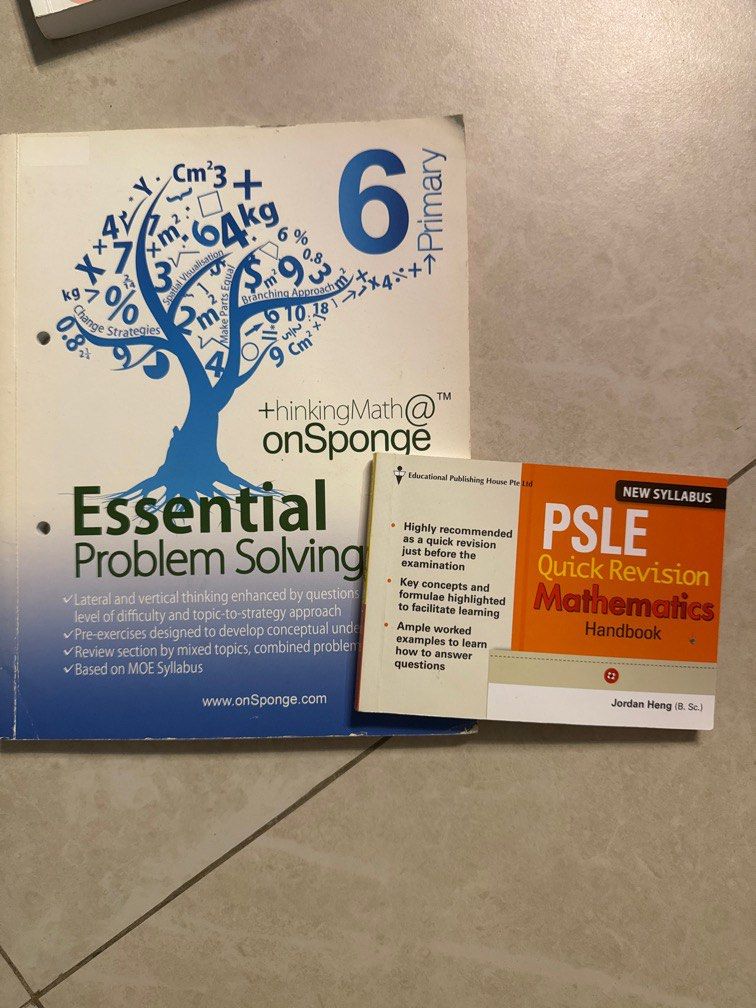 PSLE primary 6 math assessment book and handbook, Hobbies & Toys, Books ...