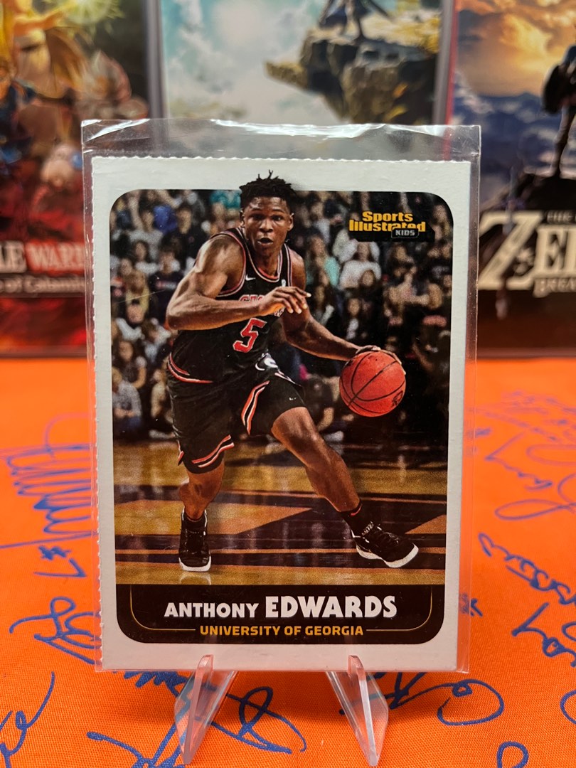 Rare Anthony Edwards Rookie SI Kids NBA Basketball card, Hobbies & Toys ...