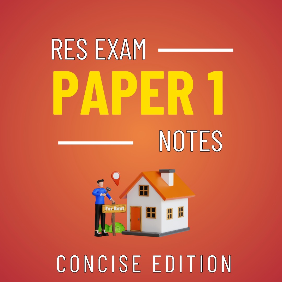 RES Exam Paper 2026 Notes by Licensed RES , Hobbies & Toys, Books ...