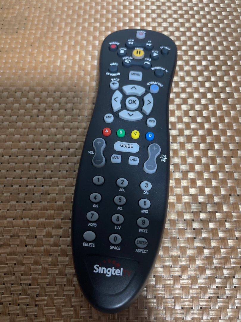 Singtel TV Remote Control, TV & Home Appliances, TV & Entertainment, TV ...