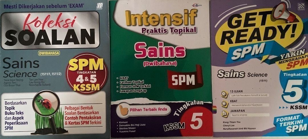 SPM Form 4 and Form 5 Science (RM 5 for all), Hobbies & Toys, Books ...