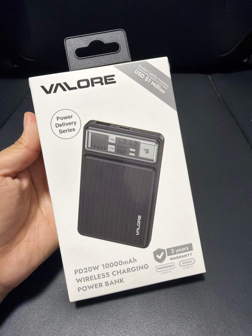 Valore PD20W 10000mAh Wireless Charging Power Bank, Mobile Phones ...