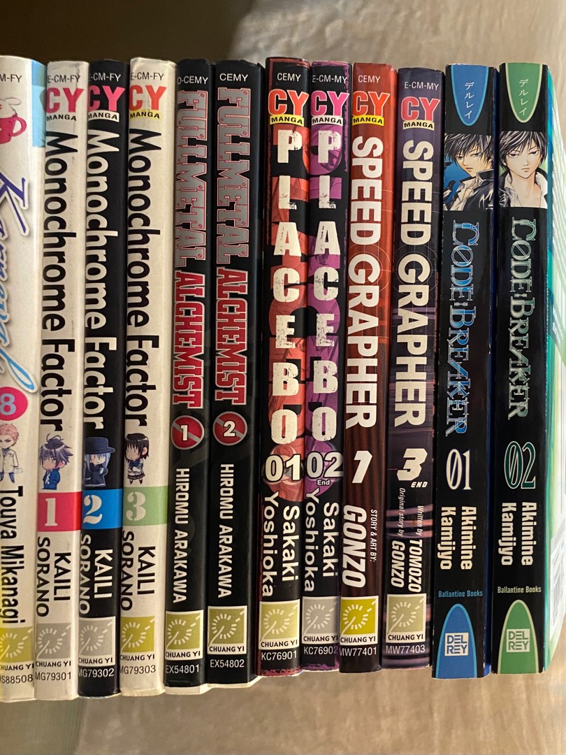 Various Manga - Fullmetal Alchemist, Code:Breaker, Monochrome Factor ...