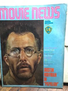 VINTAGE MAGAZINE Steve McQueen Papillon OOP MOVIE NEWS 1974 Shaw ...