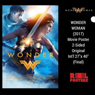 WONDER WOMAN (2017) Movie Poster 2-Sided Original International 27"x 40 ...