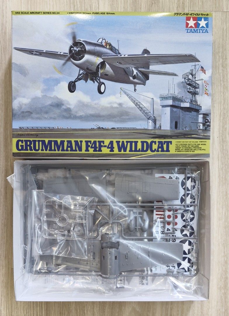1/48 US Navy WWII Fighter Model Kit, Hobbies & Toys, Stationery & Craft ...