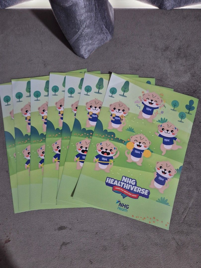 🆕️ NHG Health stickers /otter exercise, Hobbies & Toys, Art & Prints on ...